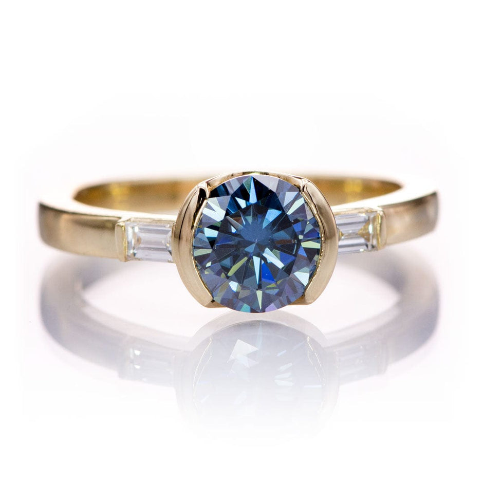Semi/ Half Bezel Engagement Rings – Nodeform