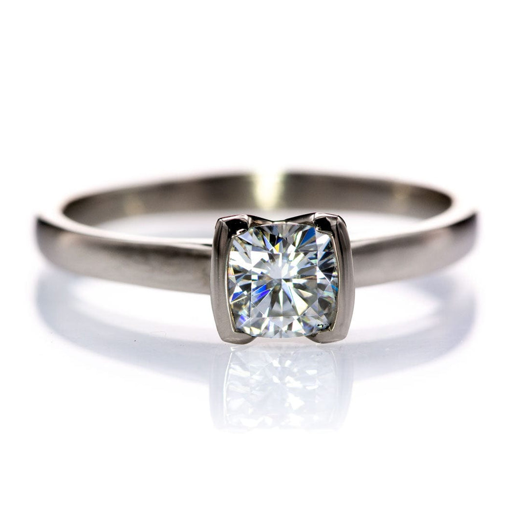 Semi/ Half Bezel Engagement Rings – Nodeform