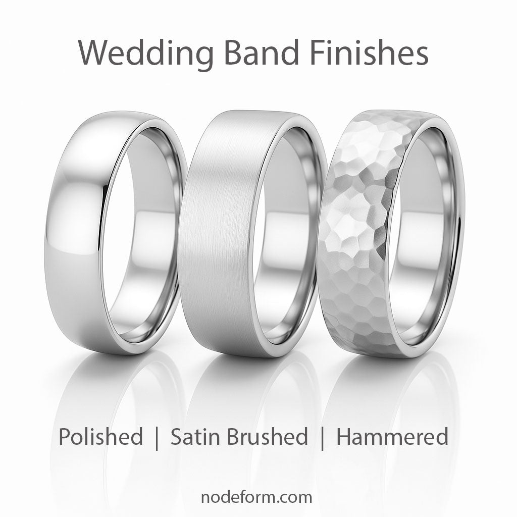 Men's Comfort Fit Classic European Style Slightly Domed Wedding Band ...