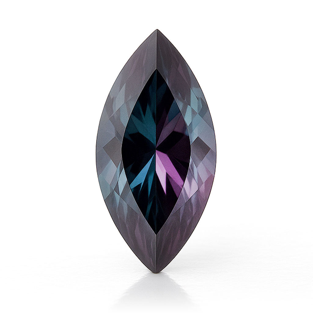 Marquise Cut Lab Created Alexandrite Gemstone – Nodeform