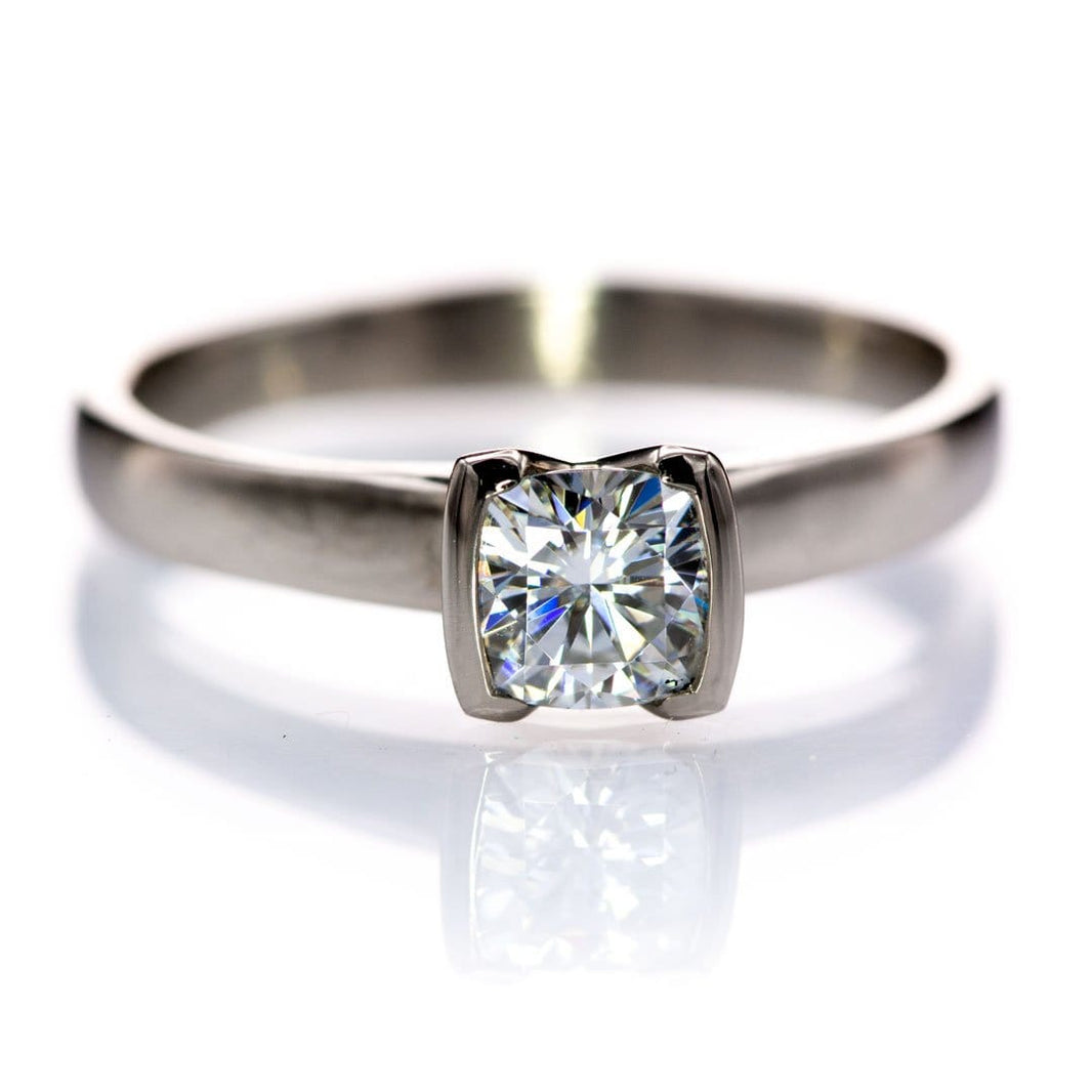 Semi/ Half Bezel Engagement Rings – Nodeform