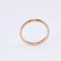 Estrella Band - Narrow Star Set Diamond Eternity Stacking Wedding or A ...